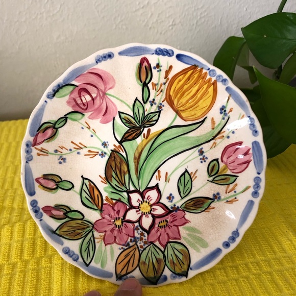 Blue Ridge | Dining | Blue Ridge Nove Rose Vintage Desert Plates Set Of ...